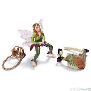 Schleich – Elf jahački set, šumska vila