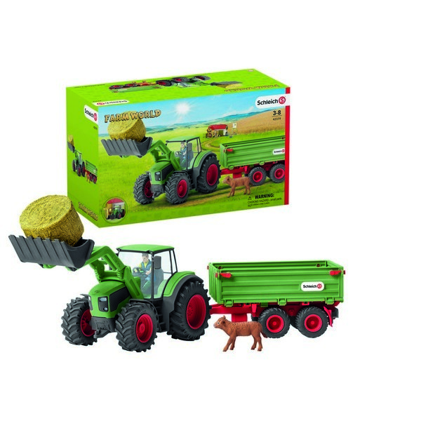 Schleich – Traktor sa prikolicom
