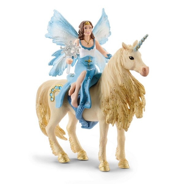 Schleich – Eyela jase na zlatnom jednorogu