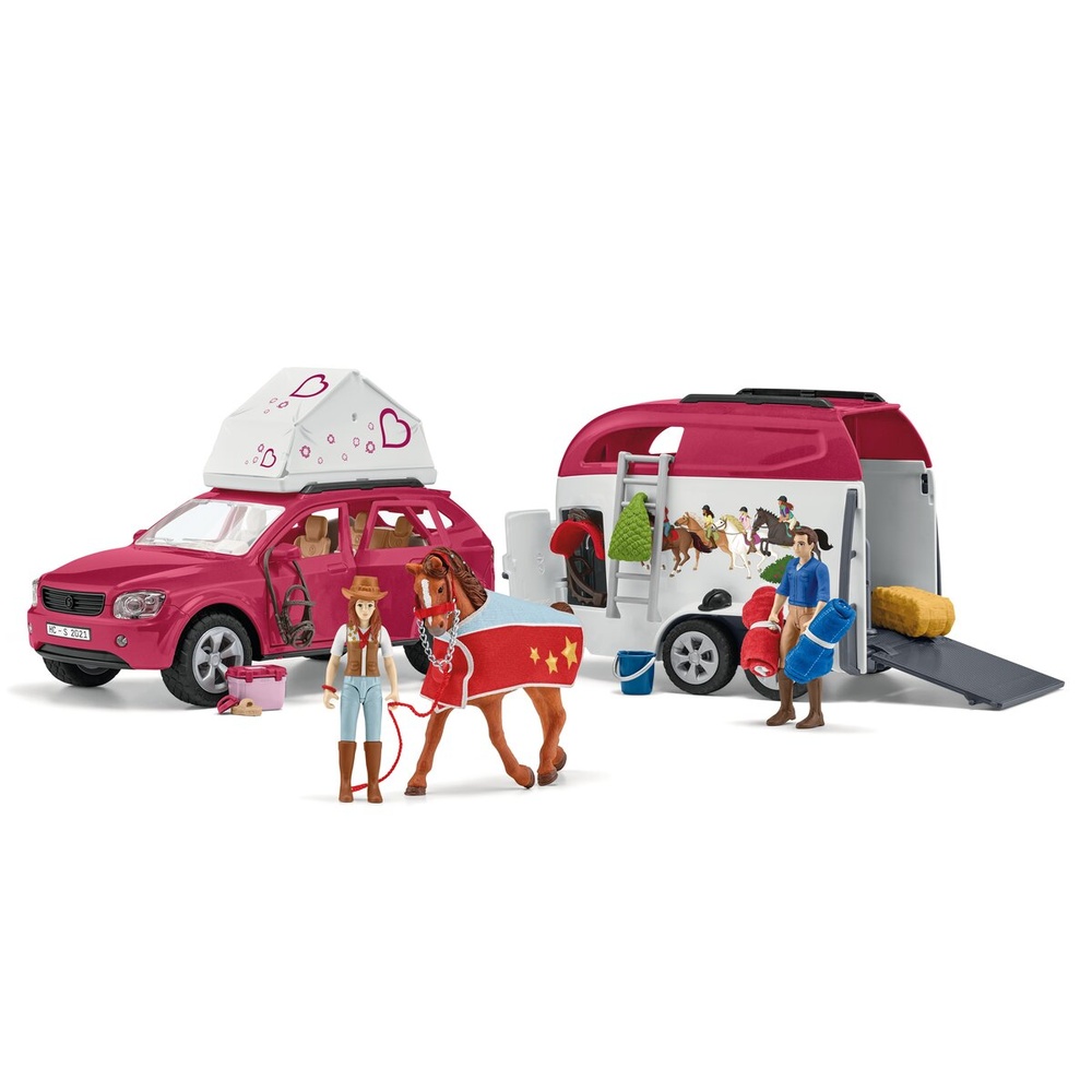 Schleich – Auto sa prikolicom