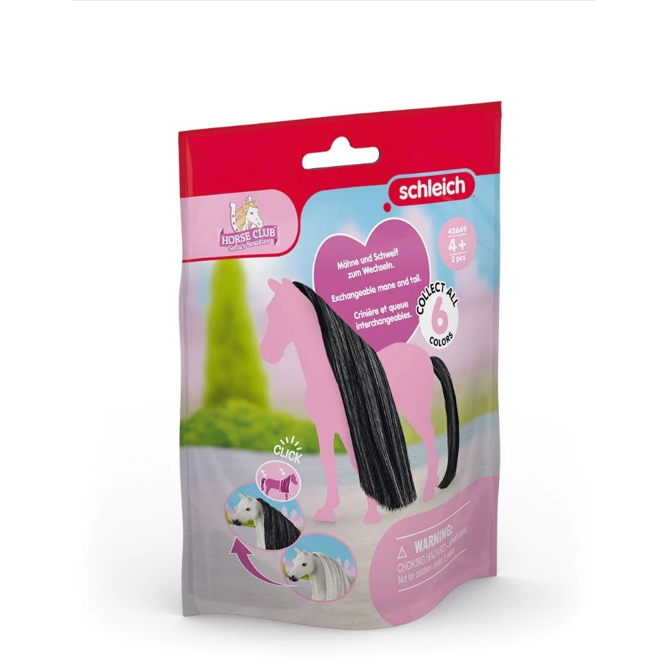 Schleich – Dodatak za konje -crna griva