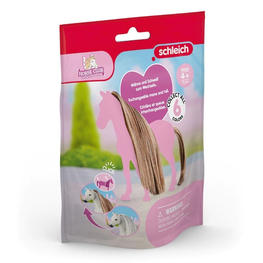 Schleich – Dodatak za konje – smedja griva