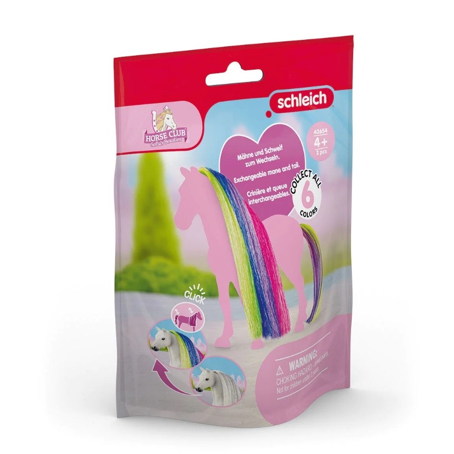 Schleich – Dodatak za konje -dugine boje griva
