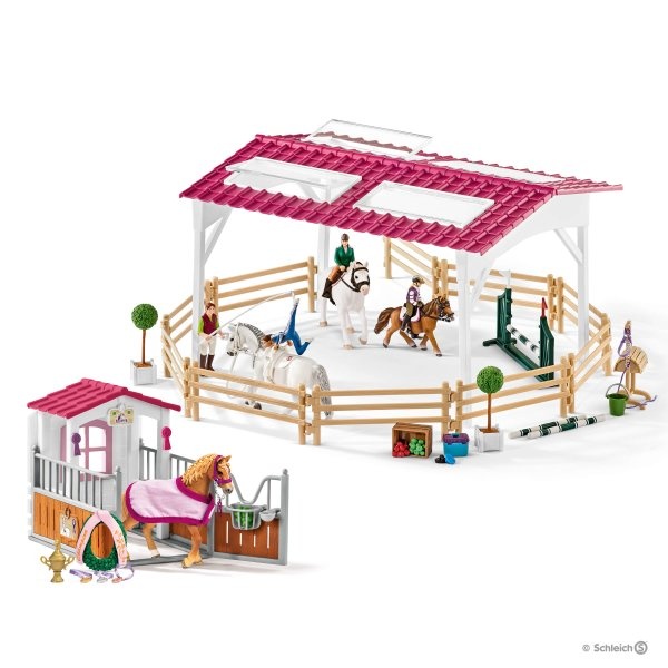 Schleich – Set sa arenom za jahanje i stalom