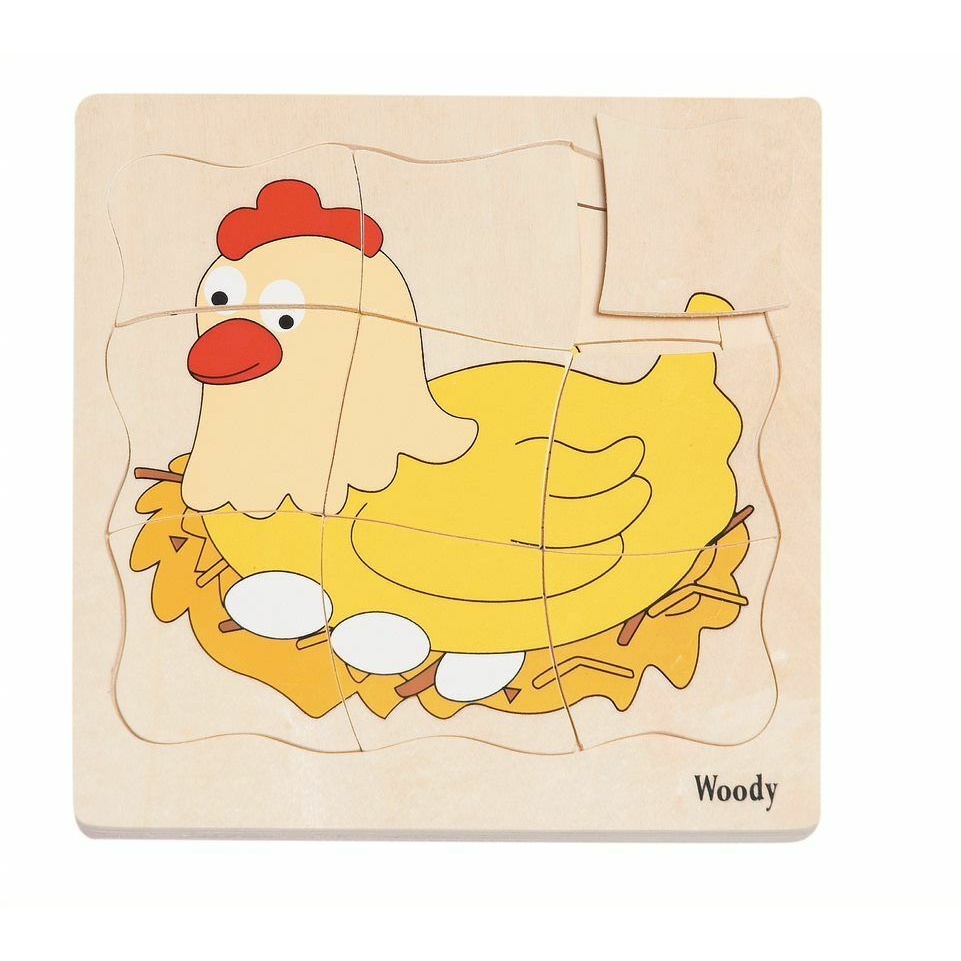 Woody – Puzzle-Kokoška