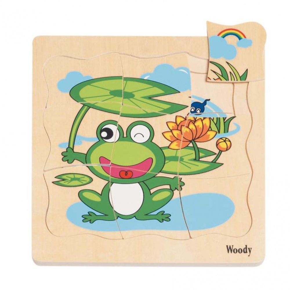 Woody – Puzzle Žaba
