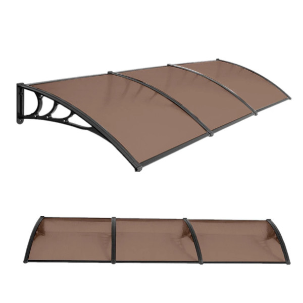 Nadstrešnica Aluminijumska 270x120cm Crna Bronza 5mm ( 1950 )