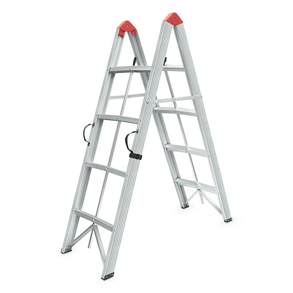 SuperStep Duple Sklopive Štapne Alu Merdevine 2x5 188cm ( 1891 )