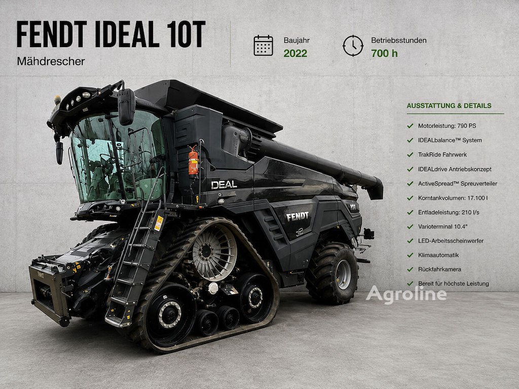 Fendt IDEAL 10T kombajn za žito