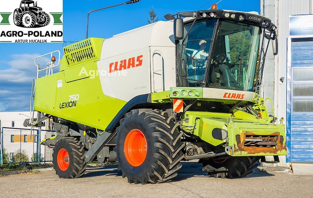 Claas LEXION 750 - 2012 ROK - 1650 h - 7.5 M kombajn za žito