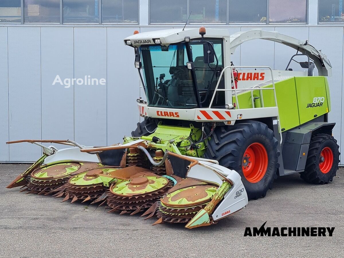 Claas Jaguar 870 including Orbis 600 krmni kombajn