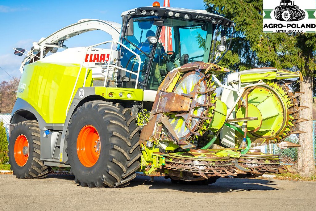 Claas JAGUAR 940 (497) - 2014 ROK - 4X4 - 40 km/h + ORBIS 600 + PU 300 krmni kombajn