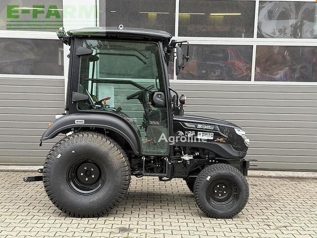 Solis 26 hst kabine panther (black) mini traktor