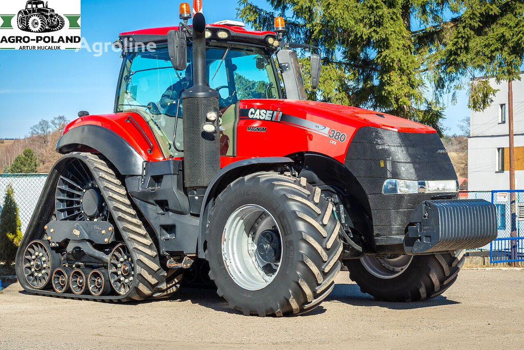 Case IH MAGNUM 380 CVX ROWTRAC - 2016 ROK - 6793 H - GPS - AUTOPILOT traktor guseničar