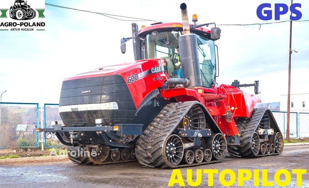 Case IH QUADTRAC 600 - 2013 ROK - NOWE GĄSIENICE - AUTOPILOT traktor guseničar