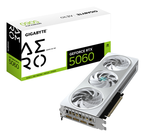 Grafička karta Gigabyte GeForce RTX 5060 Aero OC GV-N5060AERO OC-8GD 8GB GDDR7