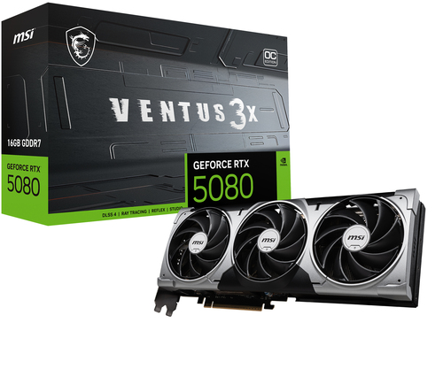 SVGA MSI RTX 5080 Ventus 3X OC 16GB GDDR7