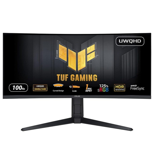 34 inča TUF VG34VQEL1A UWQHD 3440x1440 VA 100 Hz HDR10 zakrivljeni gaming monitor