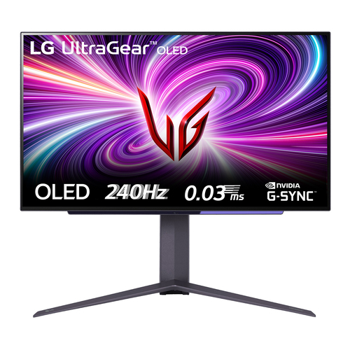 Monitor LG 27GS95QE-B 27"/OLED/2560x1440/240Hz/0,03ms GtG/HDMIx2,DP,USB/Gsync,Freesync/Pivot,visina