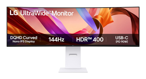 49" UltraWide Dual AG QHD 5120x1440@144Hz Curved Nano IPS,32:9,1000:1,400cd/m²,5ms,178º/178º,HDR 10/HDR 400,FreeSync Premium,G-SYNC ,2 HDMI,1 DP 1.4,USB-C,2xUSB Down 3.0/Upstream Port 2.0,VESA 100...