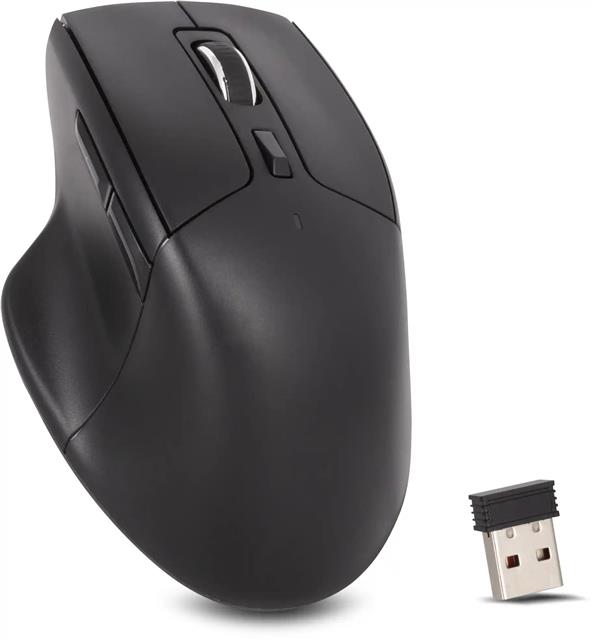 Bežični tihi miš Yenkee YMS 2035 1600 dpi/tihi prekidači/ergonomski dizajn/Crni