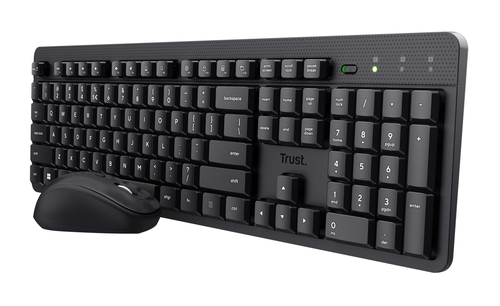Tastatura+miš TRUST ODY II bežični set/Silent/SRB/crna