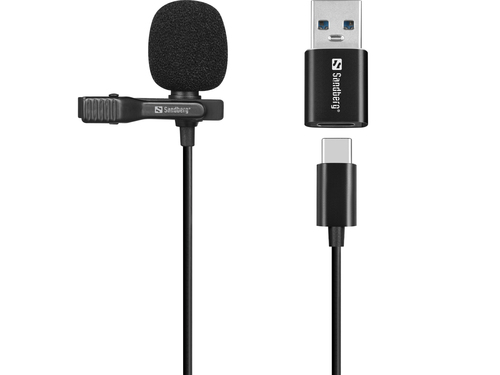 USB streamer mikrofon Sandberg Clip 126-40