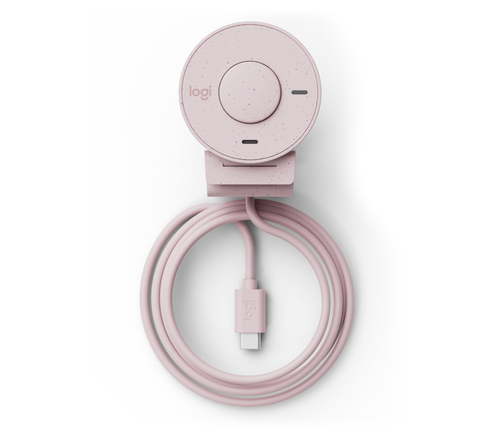 LOGITECH Brio 300 Full HD webcam - ROSE - USB