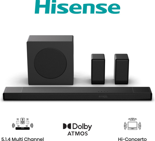 AX5140Q Dolby Atmos soundbar sa bežičnim subwooferom crni