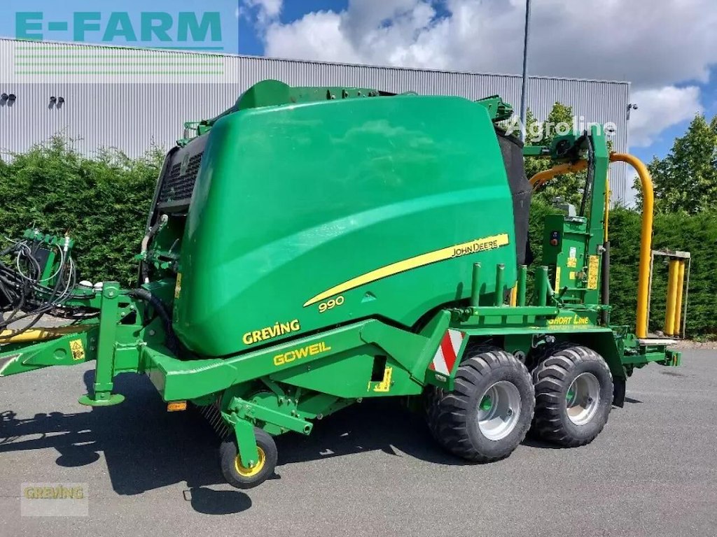 John Deere 990 inkl. göweil balirka za četvrtaste bale
