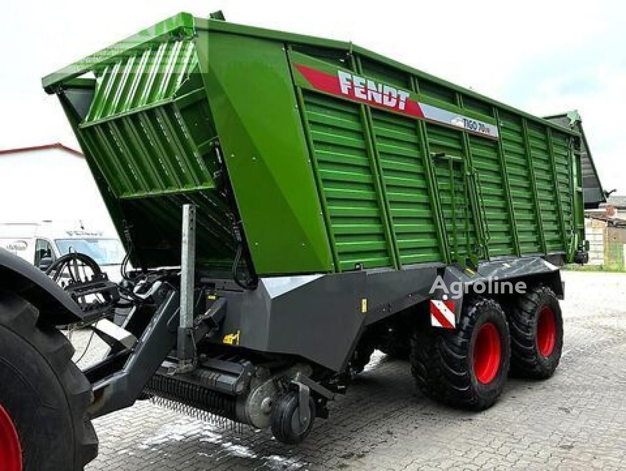 Fendt tigo 70 pr nur 774 fuhren bzw 76 stunden und mit samoutovarna prikolica