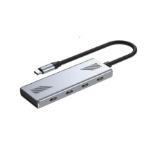 GEMBIRD UHB-CM-U310-C4-01 Gembird razdelnik, IN-1 x USB Type-C (M) OUT-4 x USB Type-C (F)