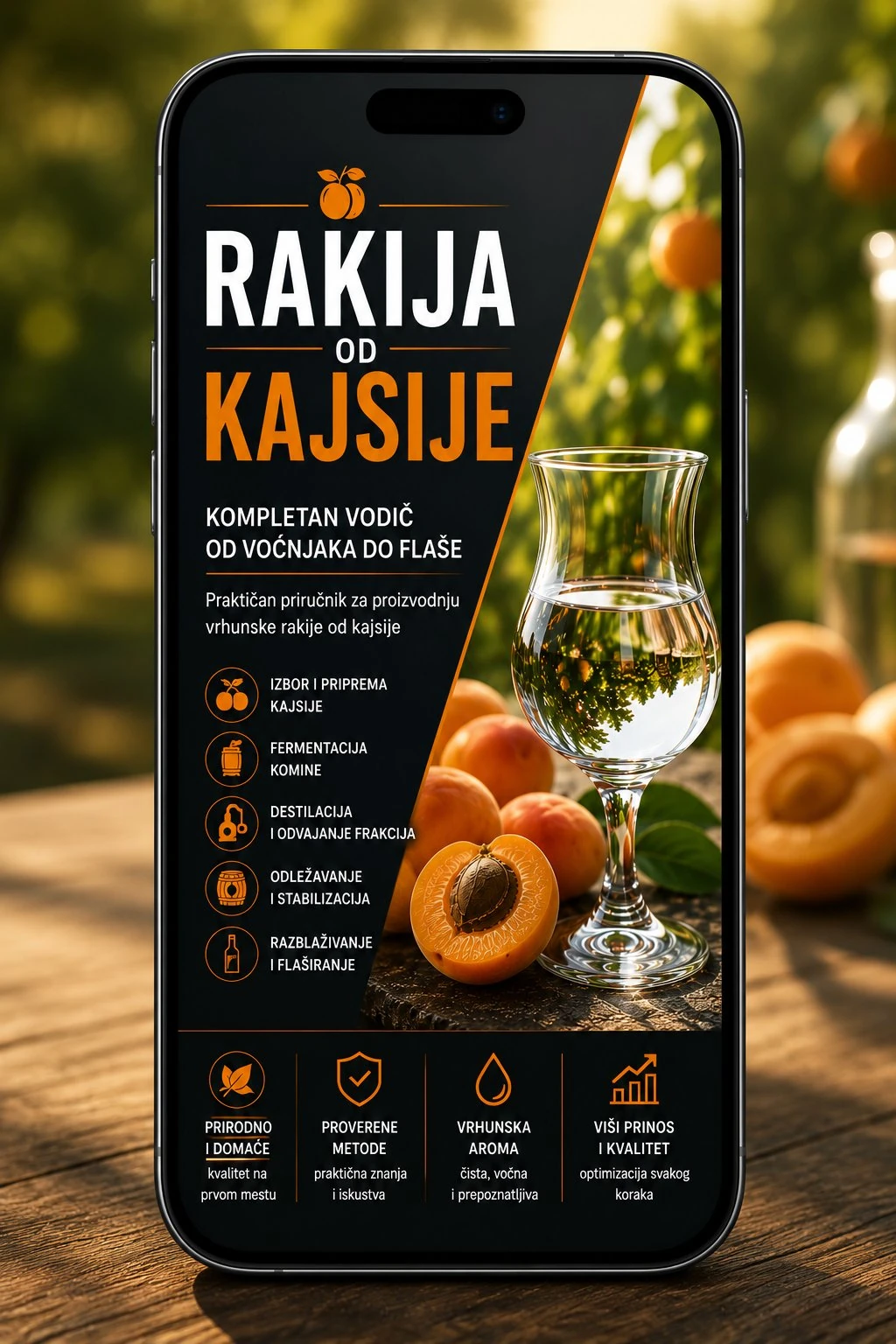 Rakija od kajsije – Kompletan vodič za proizvodnju kajsijevače