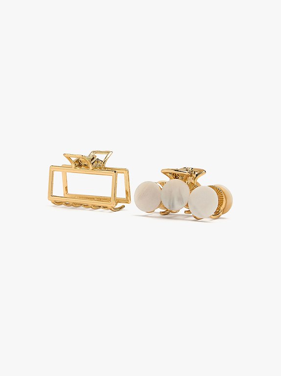 SET OF HAIR CLIPS WITH SHELLS