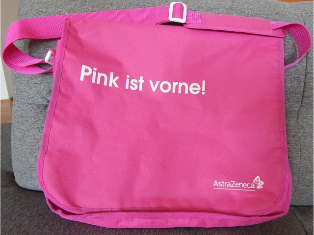 Pink torba Astra Zeneca