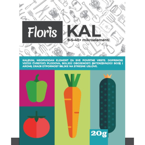 Đubrivo KAL 9-5-40-Me Floris 20g