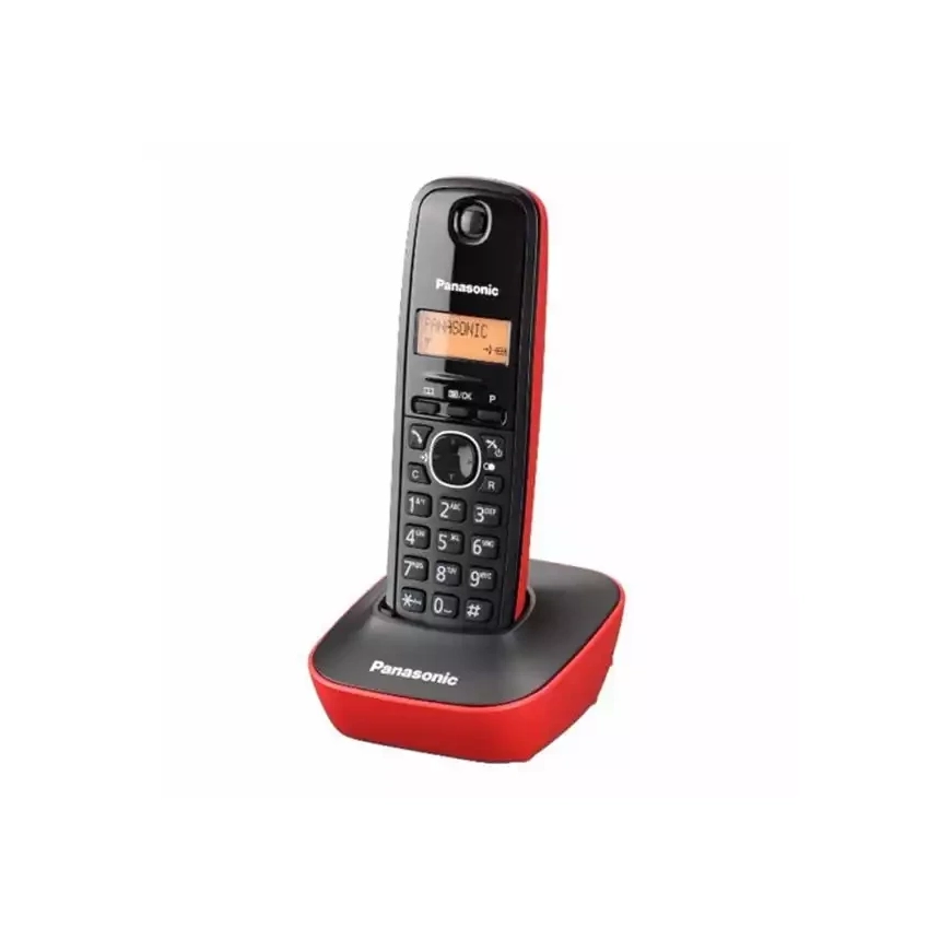 Bežični telefon Panasonic KX-TG1611SPR crveni