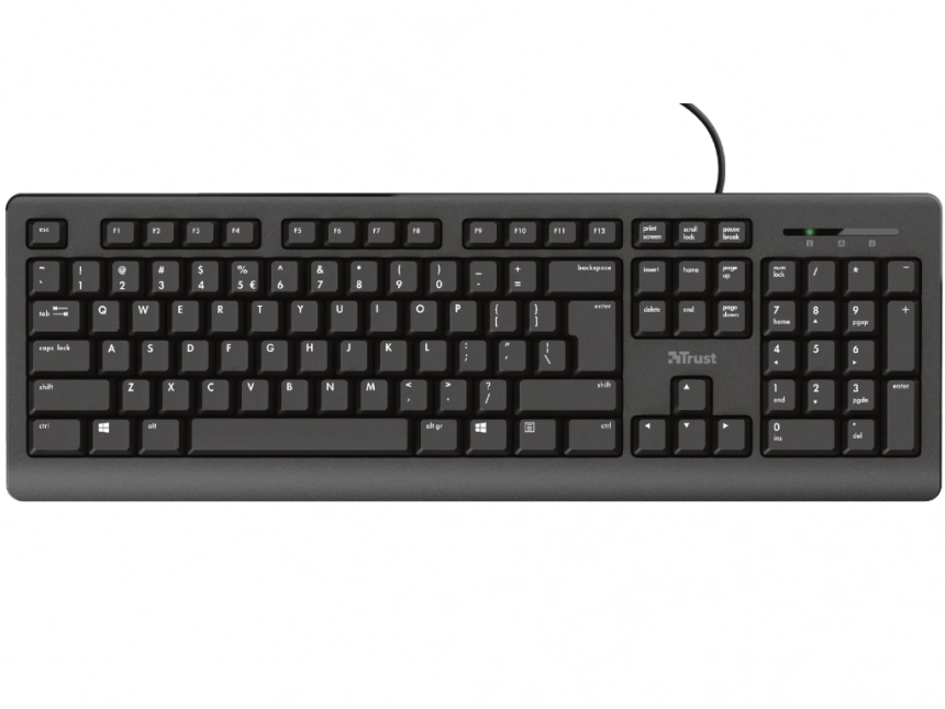 Tastatura TRUST Primo Illuminated žicna/SRB/osvetljenje/crna