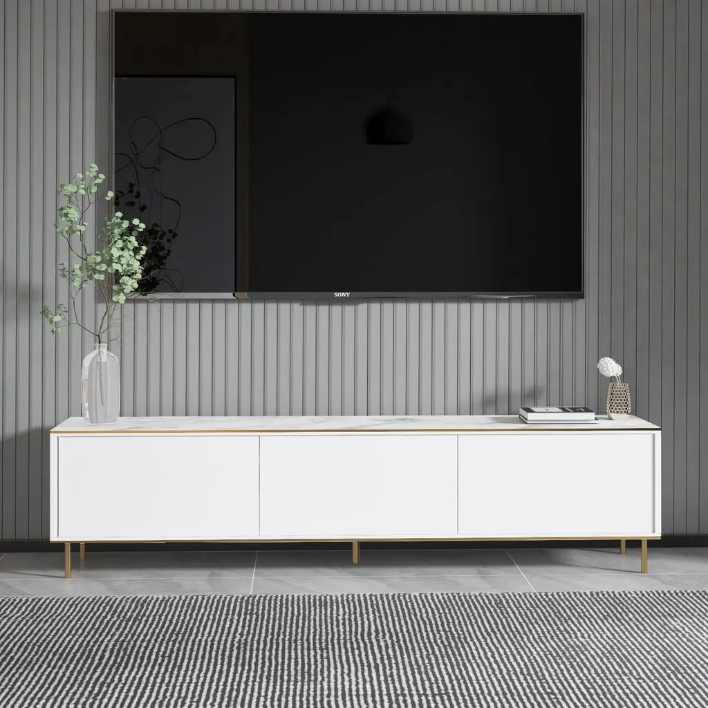 Hanah home TV Komoda Imaj Bela