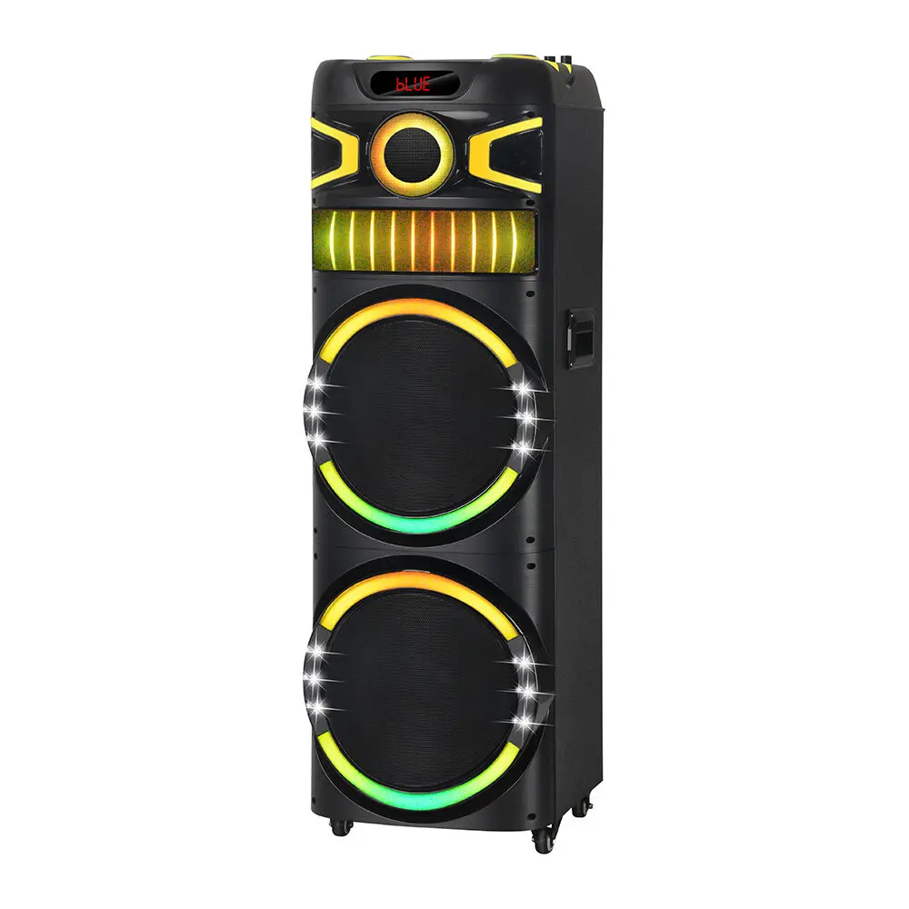 NDR Bluetooth zvučnik NDR-M22003, 100W, 2x12", 2 mikrofona, Crni