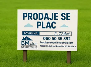 Prodaja Plac - Niš, Palilula: Bubanj - Pasi Poljana - Lalinac