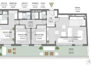 Prodaja Stan - Beograd, Airport City - Blok 60