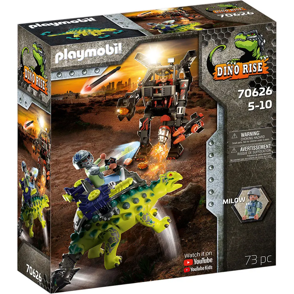 Playmobil Dino Rise Saichania: Invazija robota, 73 dela