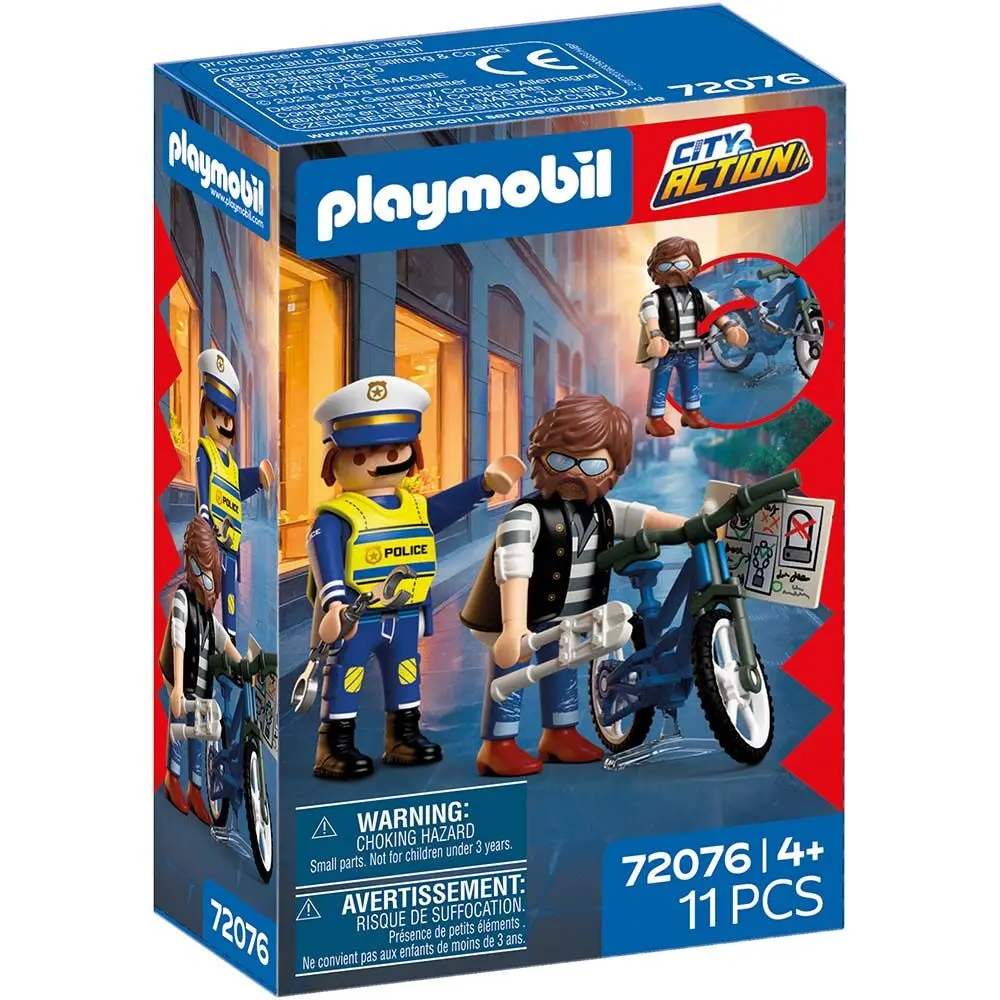 Playmobil Sprečavanje kradje bicikla City action