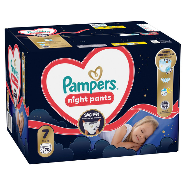 Pampers pelene monthly night pants S7 15+kg 70kom