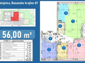 Prodaja Stan - Beograd, Zemun: Batajnica