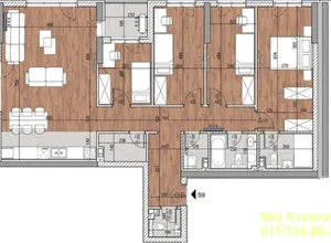Prodaja Stan - Beograd, Airport City - Blok 60