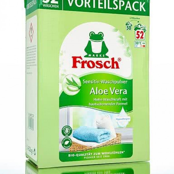 Frosch Aloe Vera Powder Det. Sensitive 3,4kg