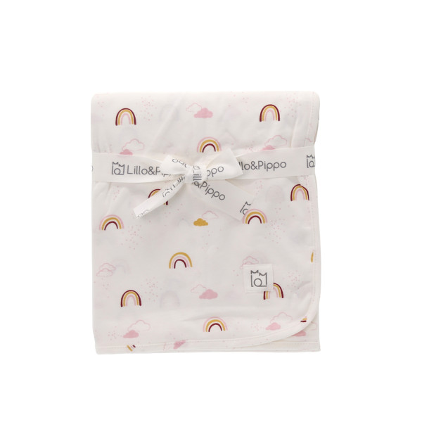 Lillo&Pippo prekrivač 85x115cm, Rainbow
