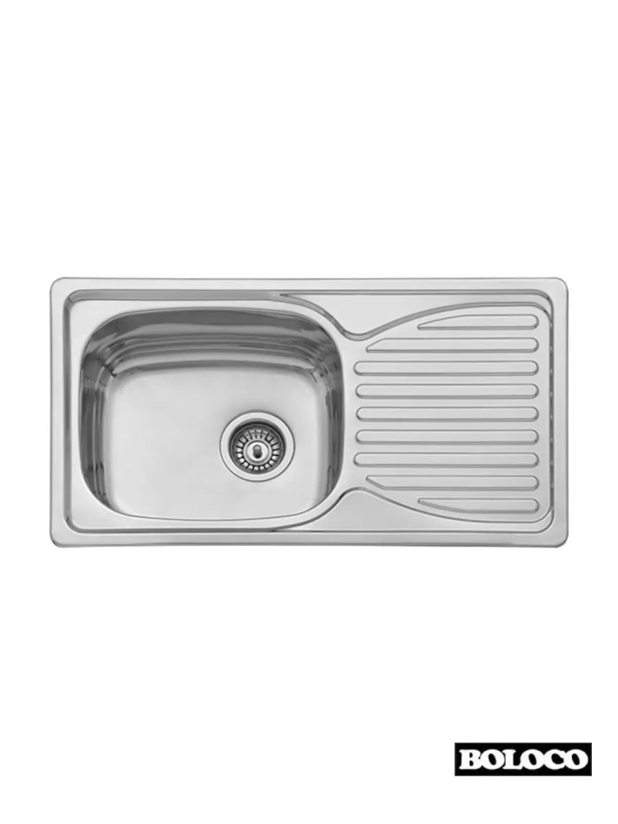 Boloco Ugradna sudopera BL 905, o90, 78x43cm, Hrom